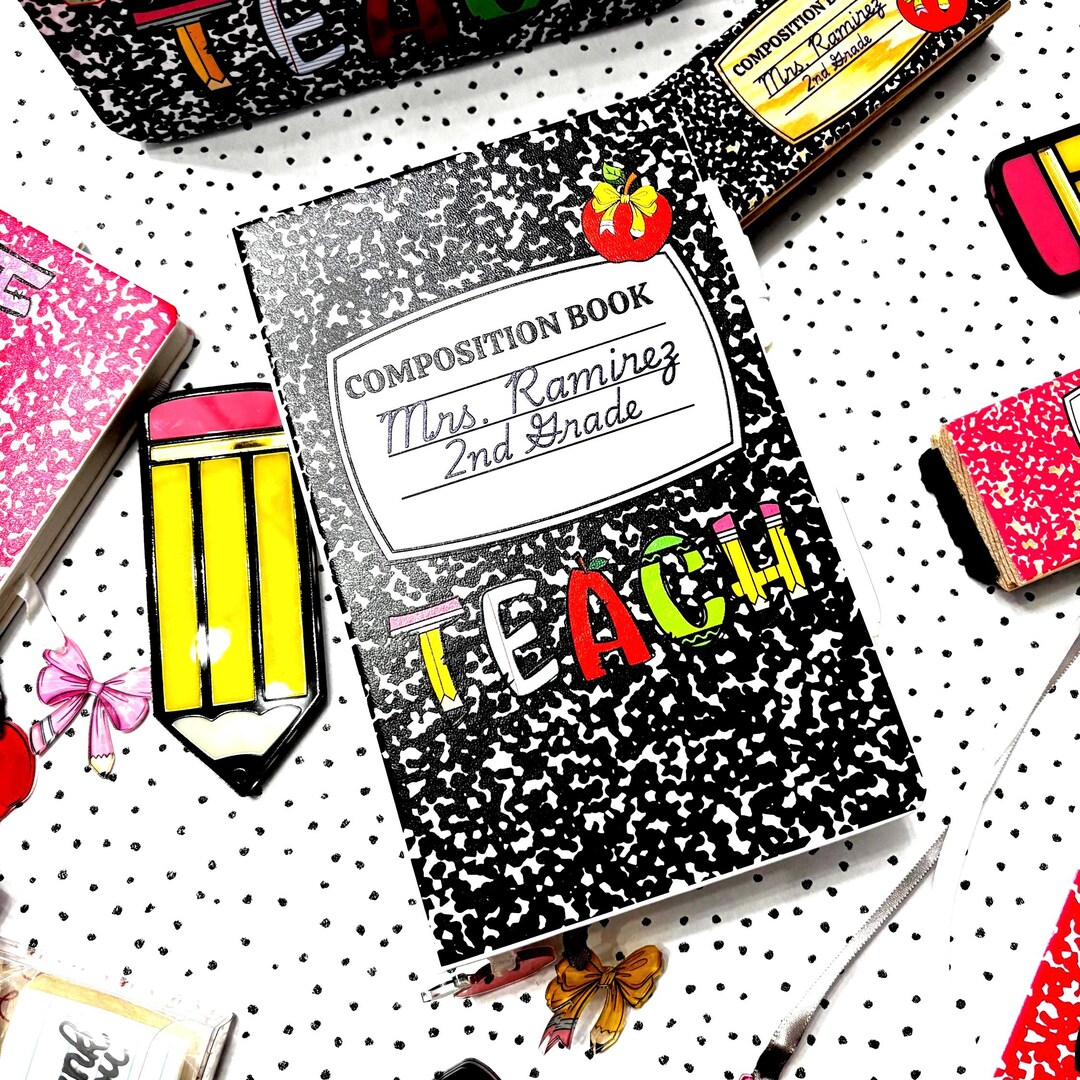 Teacher’s Composition Notebook, Teacher Gift, Teacher Appreciation ...