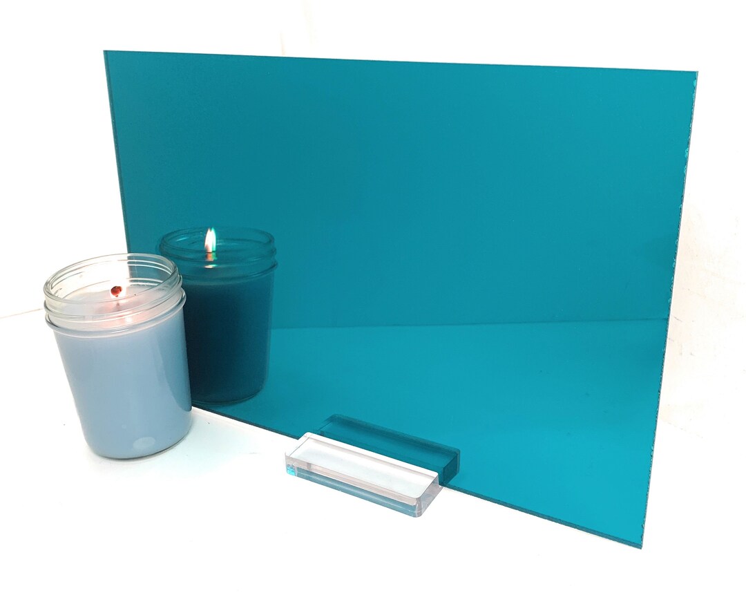 Delightful Details Mirror Teal Acrylic Sheet, 12"x20" 1/8 Thick. Ideal ...