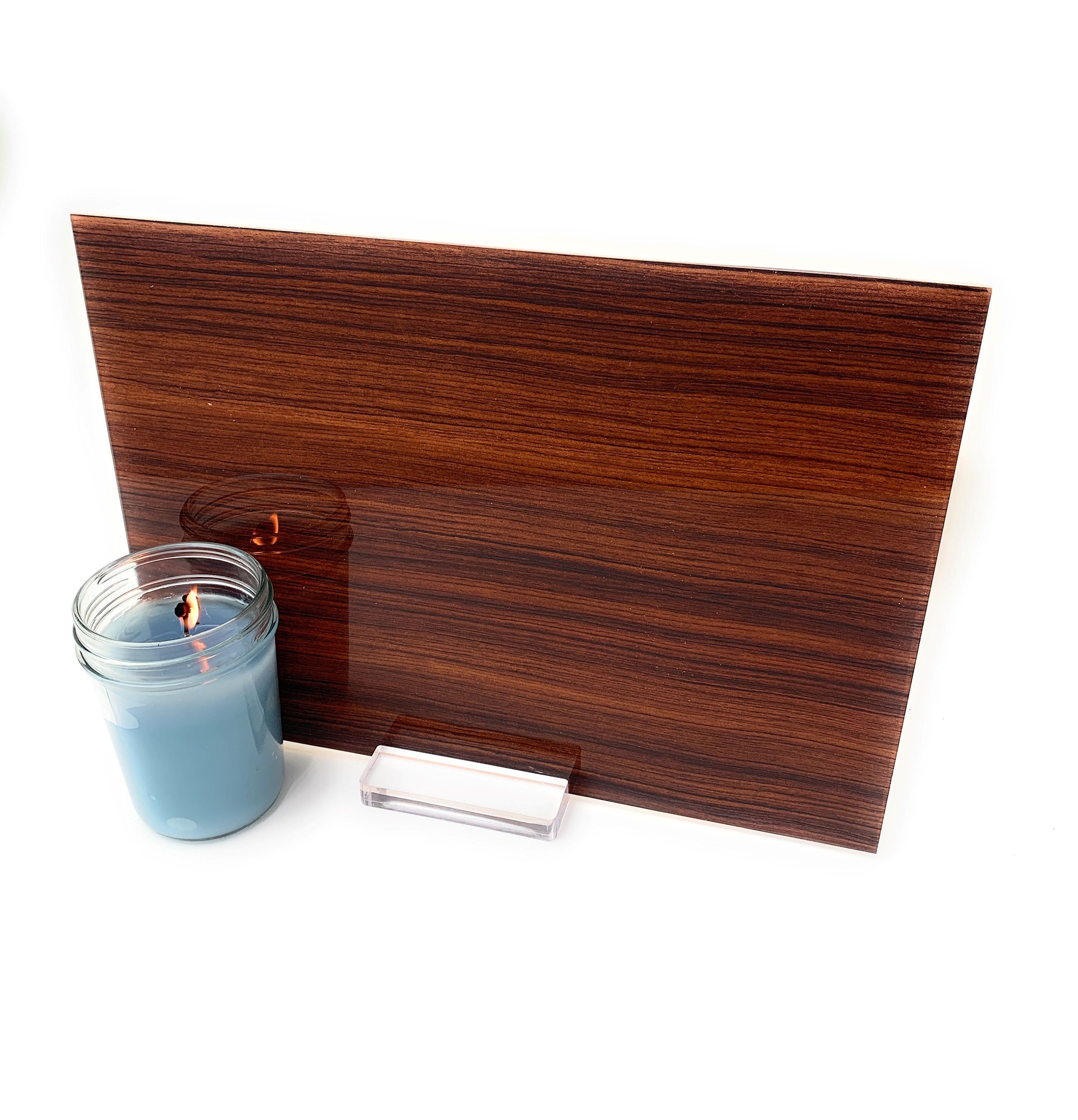 Wood Grain Acrylic Sheet, Dark Wood Grain, 12"x20" Glowforge Ready - Etsy