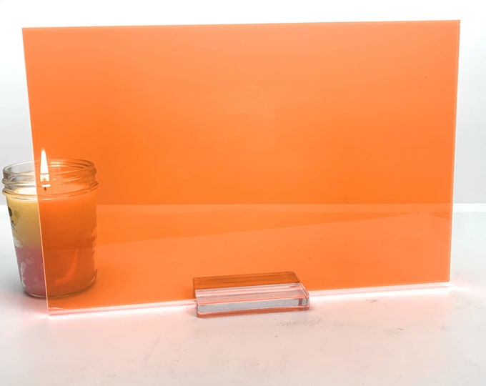 Acrylic (transparent Orange) - Etsy Canada