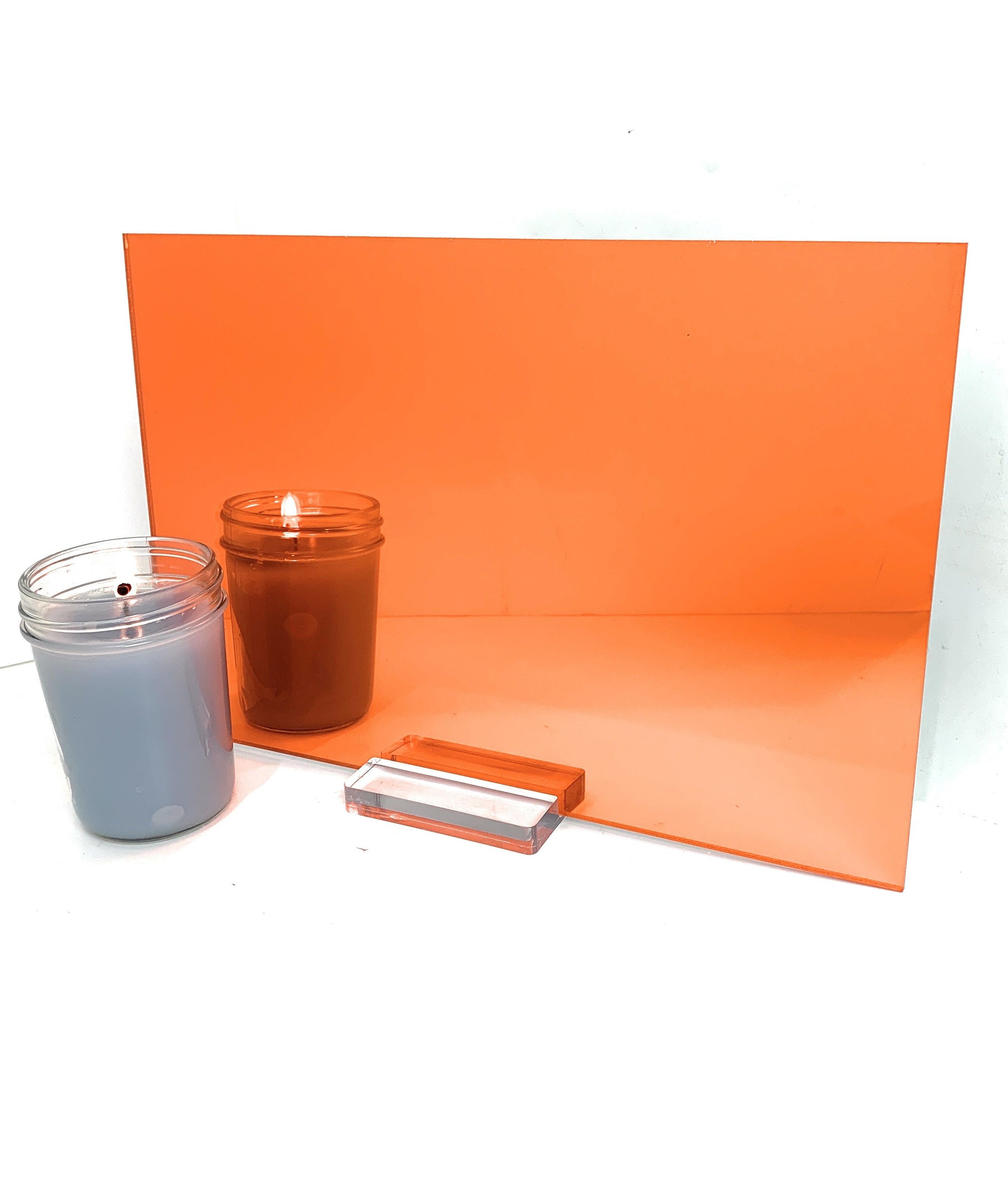 Delightful Details Mirror Orange Acrylic Sheet - Etsy