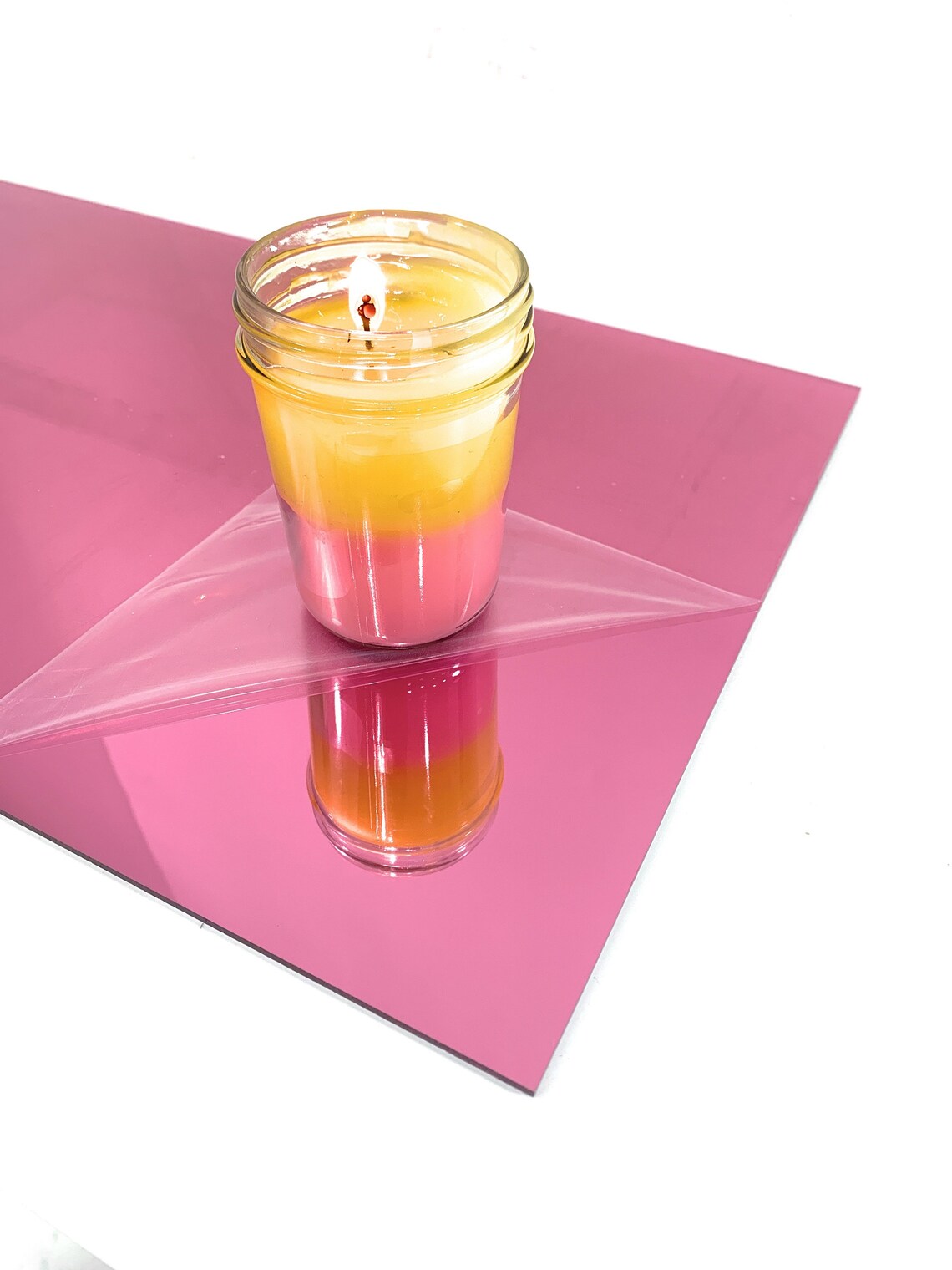 Delightful Details Mirror Pink Acrylic Sheet, 12"x20" 1/8 Thick. Ideal ...