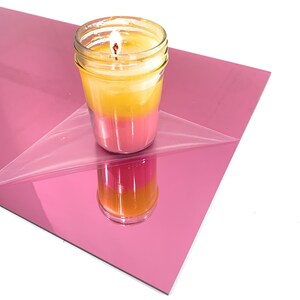 Delightful Details Mirror Pink Acrylic Sheet, 12"x20" 1/8 Thick. Ideal ...