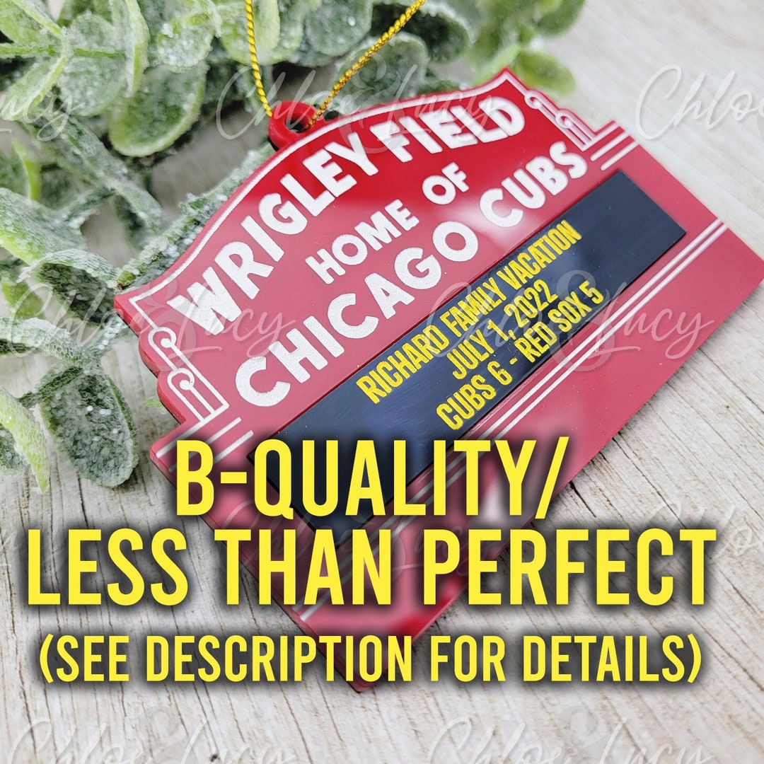 B-QUALITY Chicago Cubs Wrigley Field Marquee Sign Personalized ...