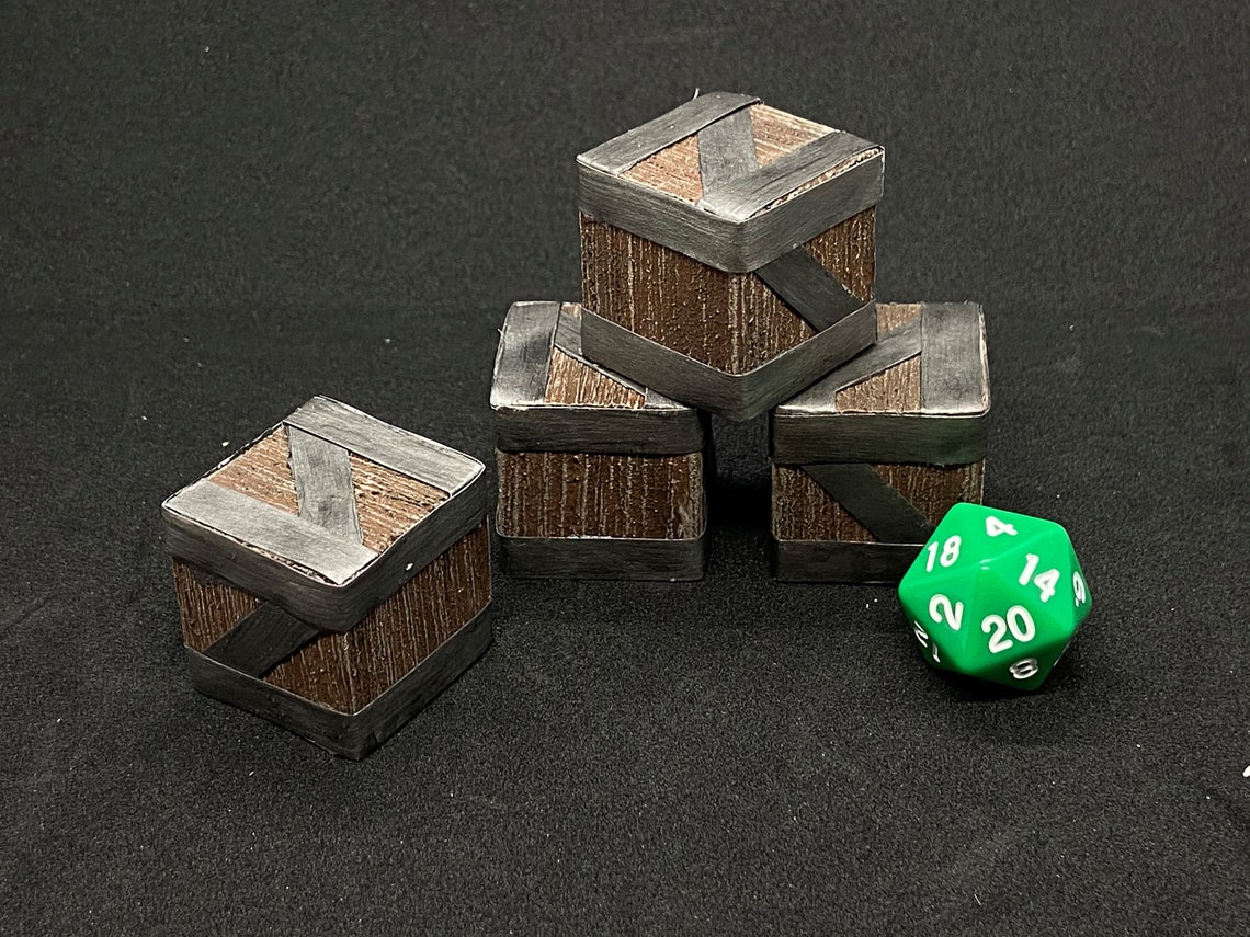 Crates for Dungeons and Dragons Pathfinder Tabletop - Etsy