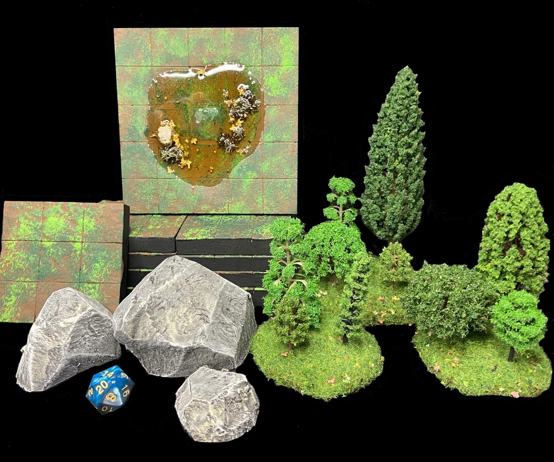 Outdoor Terrain Kit: Dungeons and Dragons, Pathfinder, Tabletop RPG - Etsy