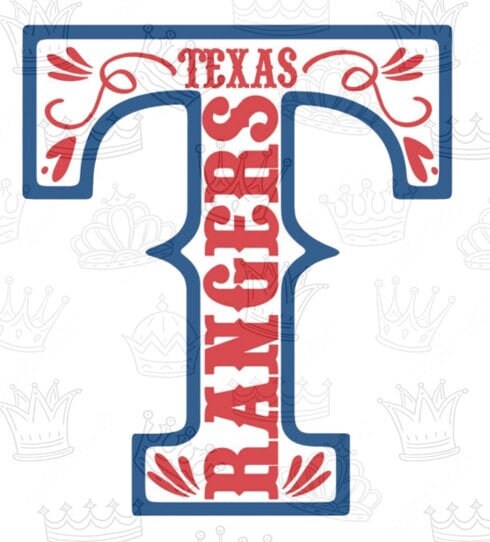 Texas Rangers DTF Transfers Ready to Press Direct to Film Transfer ...