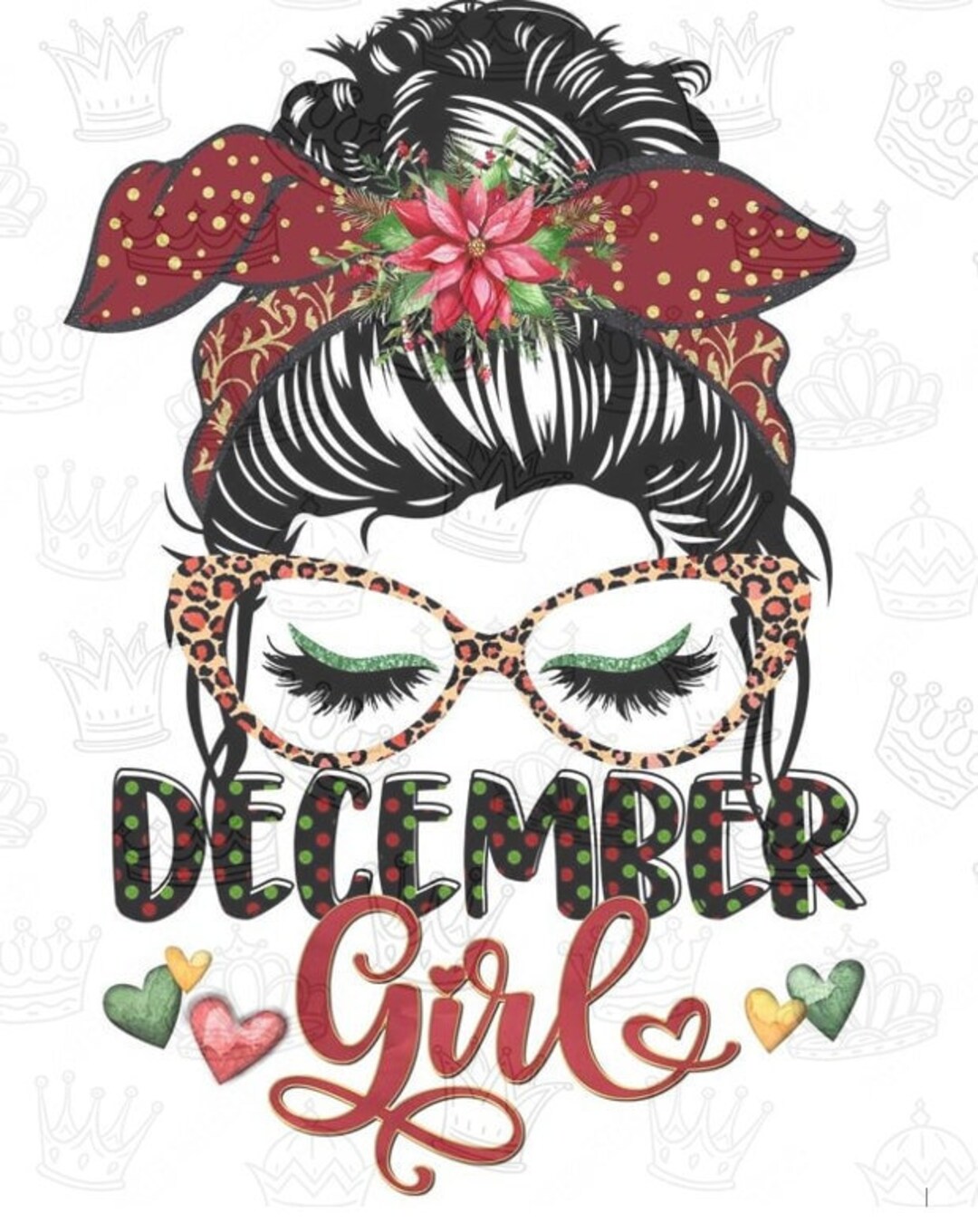 December Girl | DTF Transfers | Ready to Press Direct to Film Transfer ...