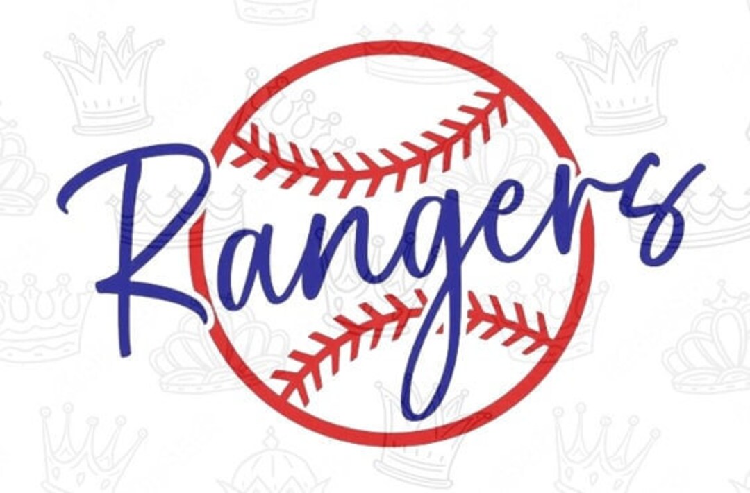 Rangers Baseball | DTF Transfers | Ready to Press Direct to Film ...