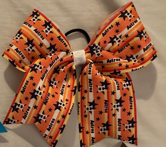 Houston Astros Cheer Bow | Etsy