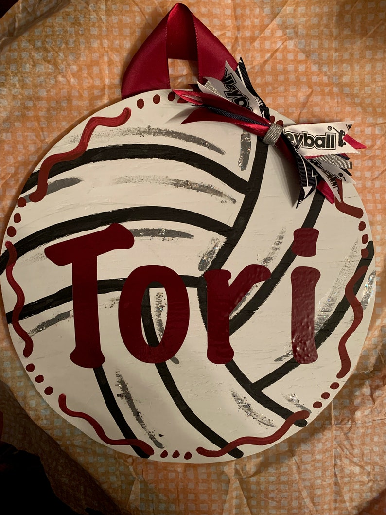 Volleyball Door Sign - Etsy