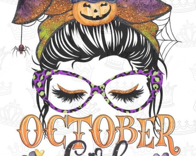 October Girl| DTF Transfers | Ready to Press Direct to Film Transfer ...