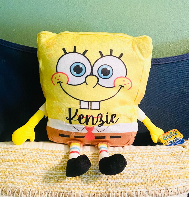 Customized Spongebob Plush - Etsy