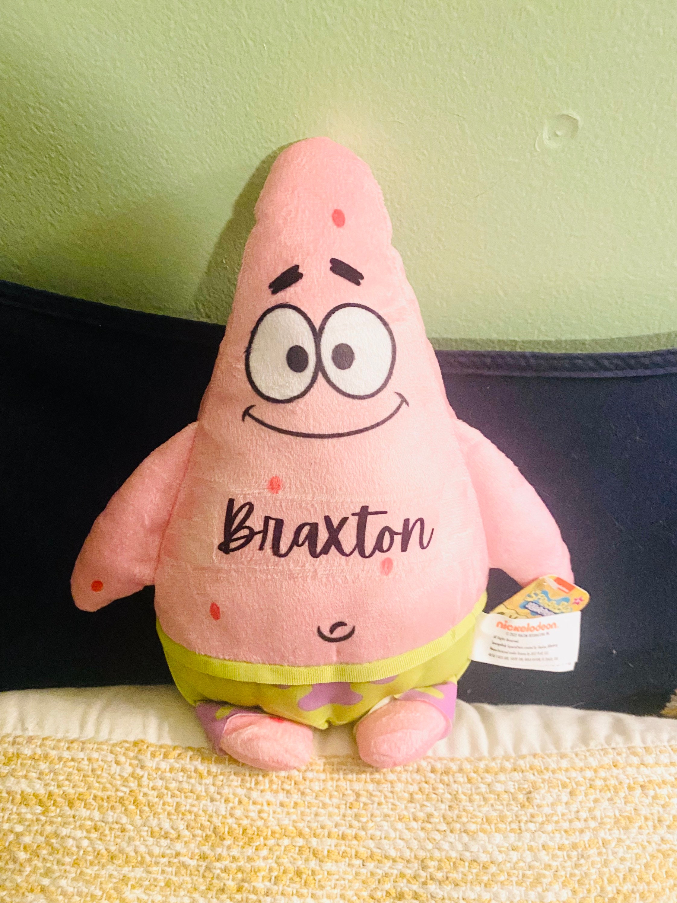 Patrick Star Personalized Plush - Etsy