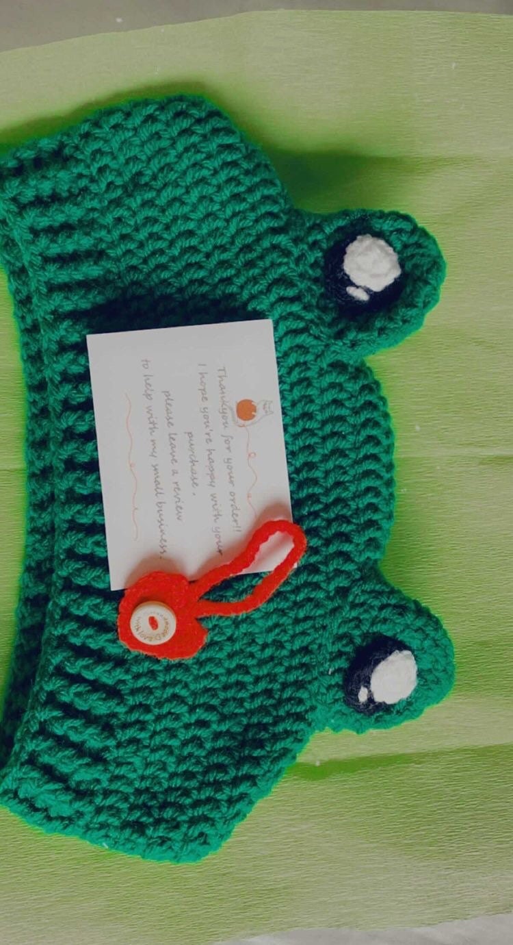 Crochet frog beanie | Etsy