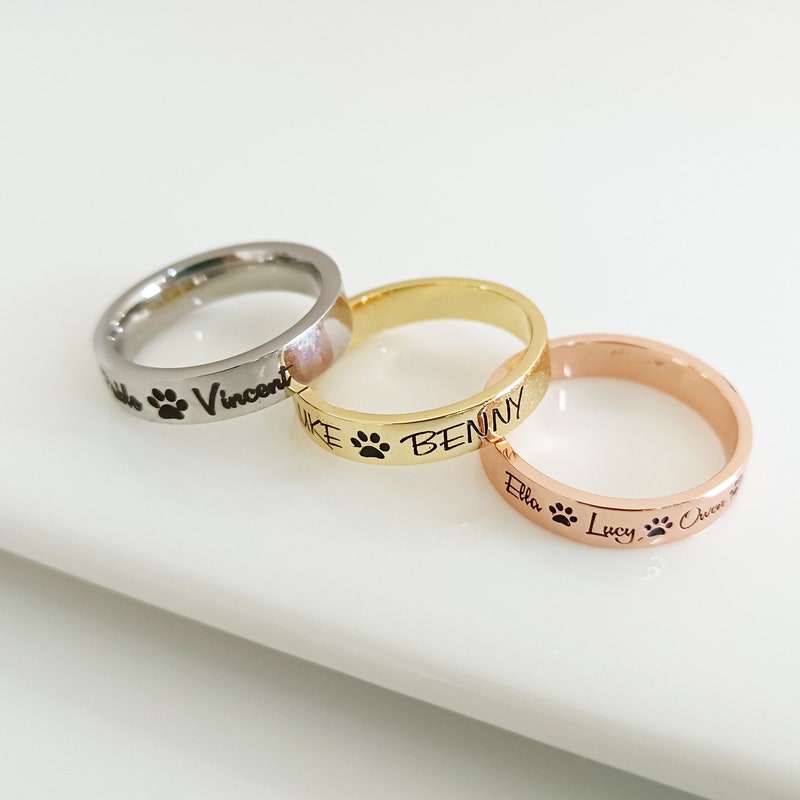 Pet Memorial Rings - Etsy