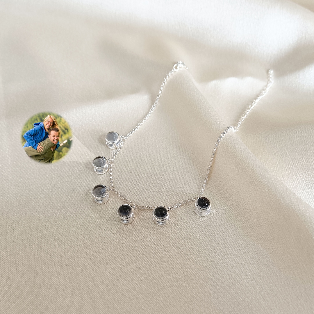 Personalized Multiple Bubbles Projection Bracelet • Photo Projection ...