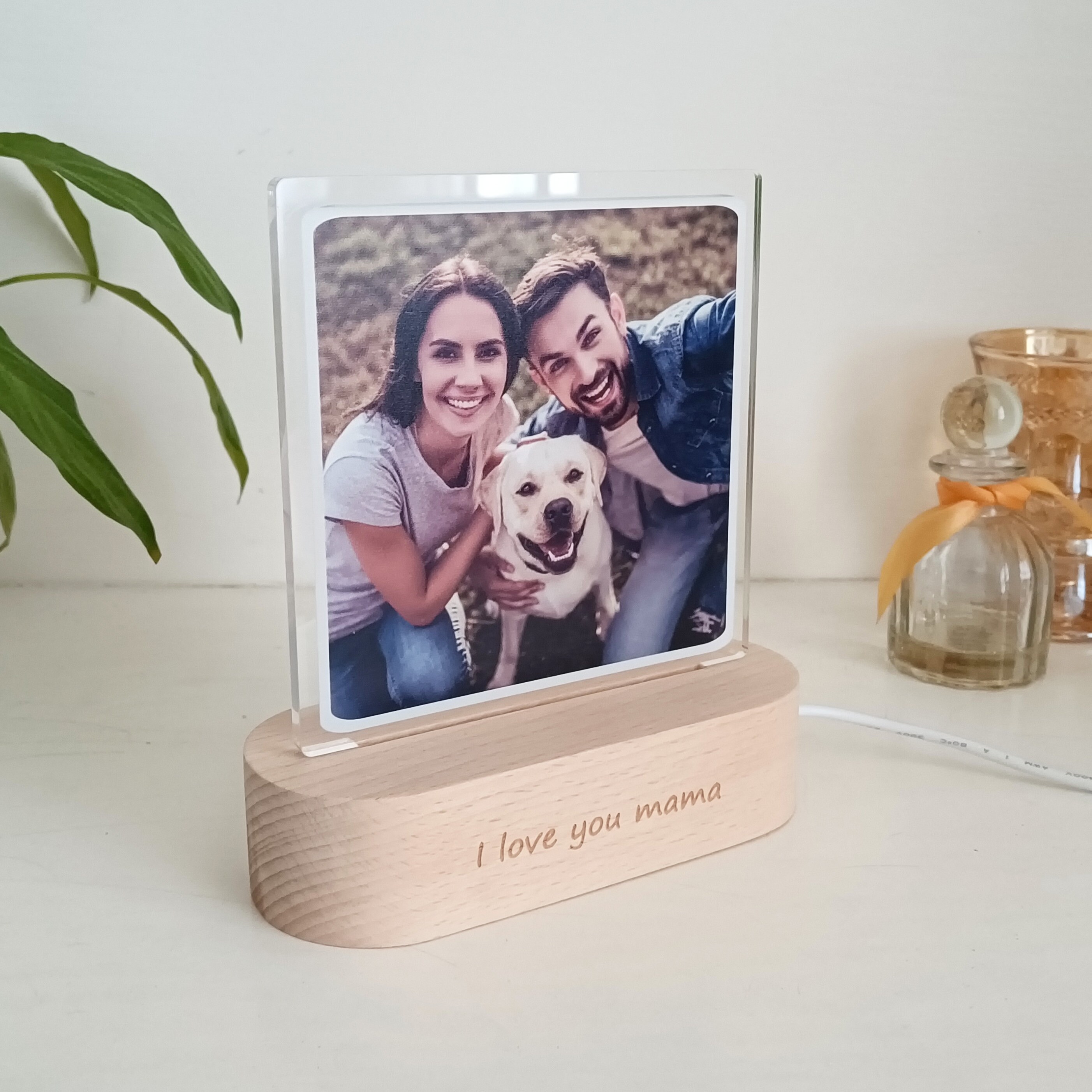 Personalized Photo Lamp With USB, Custom Photo Night Light Lamp,gift ...