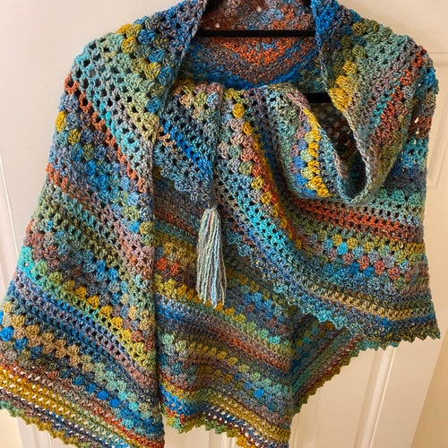 Crochet Open Work Boho Shawl Hippie Cape Light Shawl White - Etsy