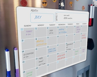 Magnetic Week Calendar - Etsy