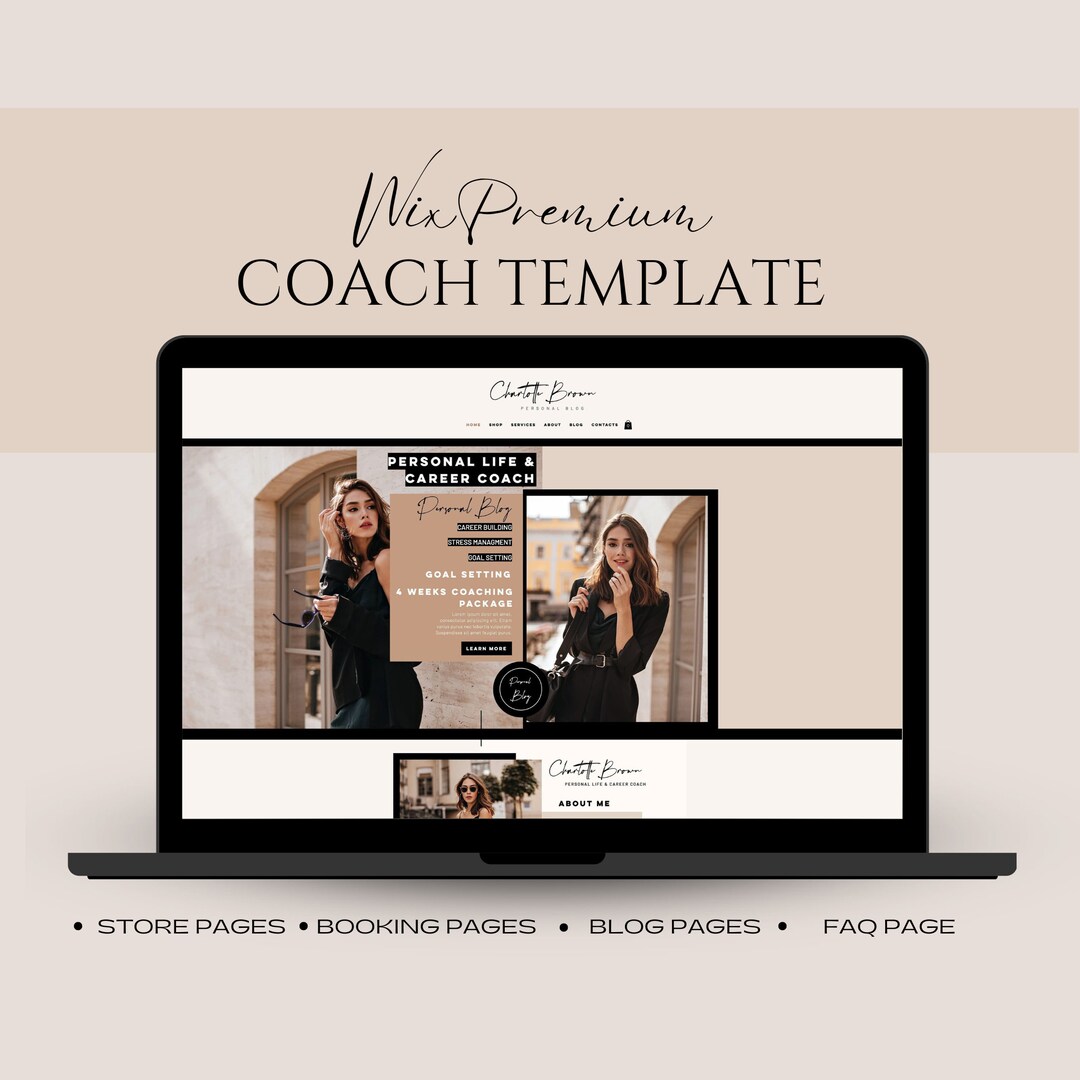 Wix Website, Wix Website Template, Wix Template, Wix Business, Custom ...