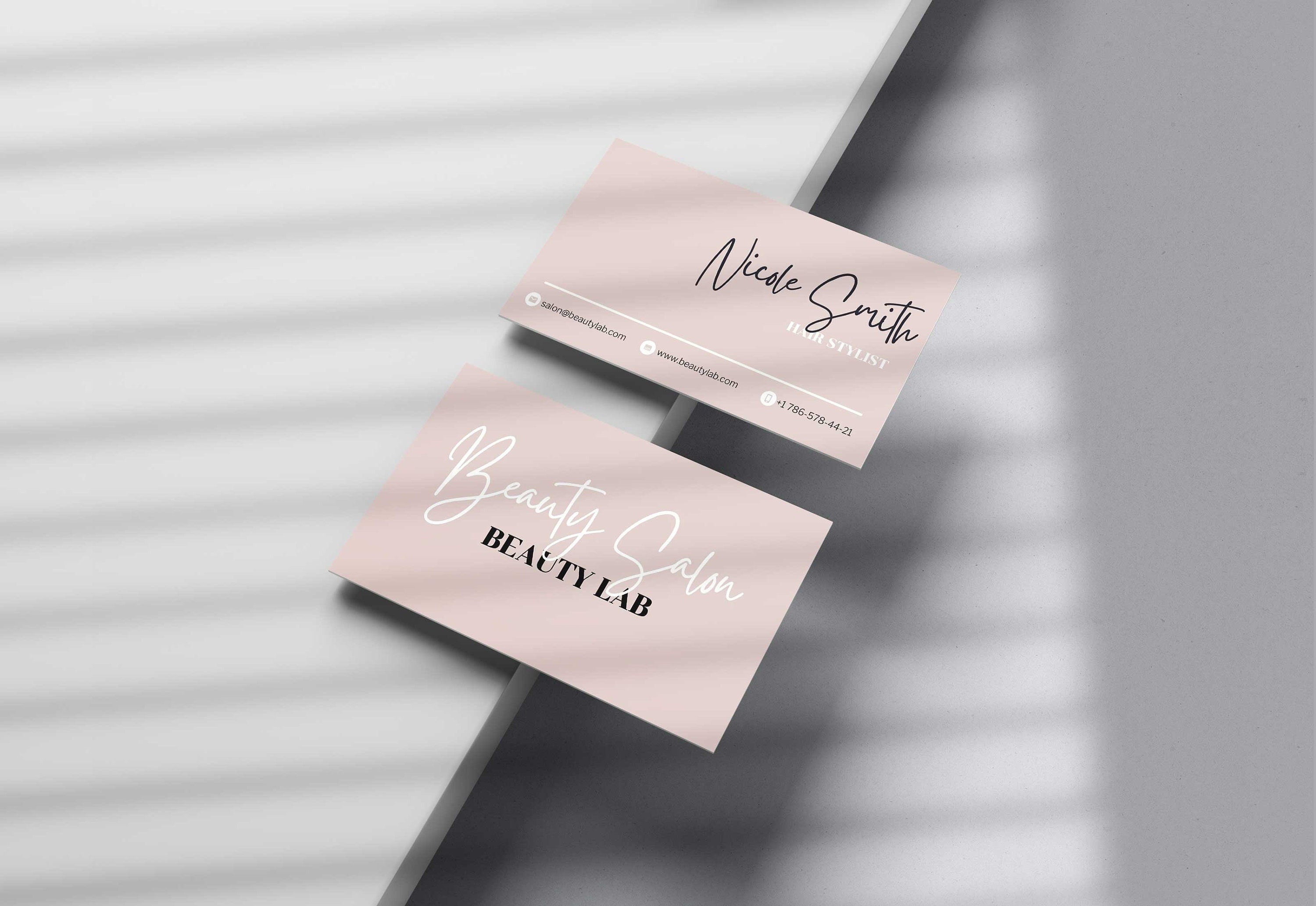 Minimalist Business Cards, Chic Business Card, Elegant Calling Card ...