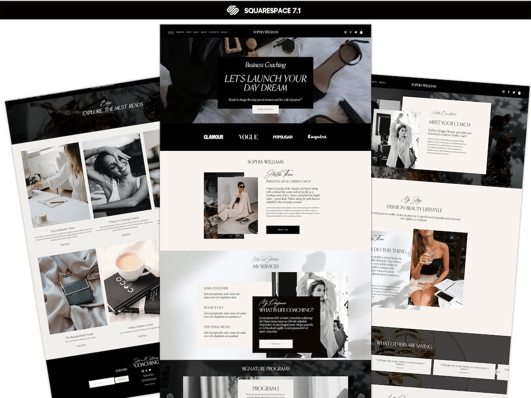 Squarespace Template , Squarespace Website, Custom Website, Squarespace ...