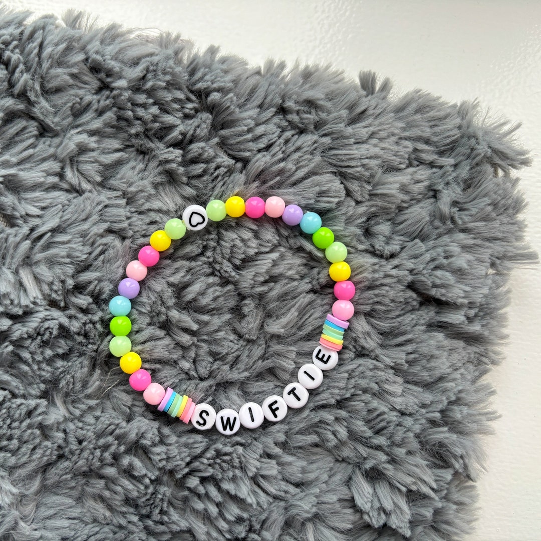 Swiftie, Bead Bracelet, Taylor Swift, Friendship Bracelet, Letterbox ...
