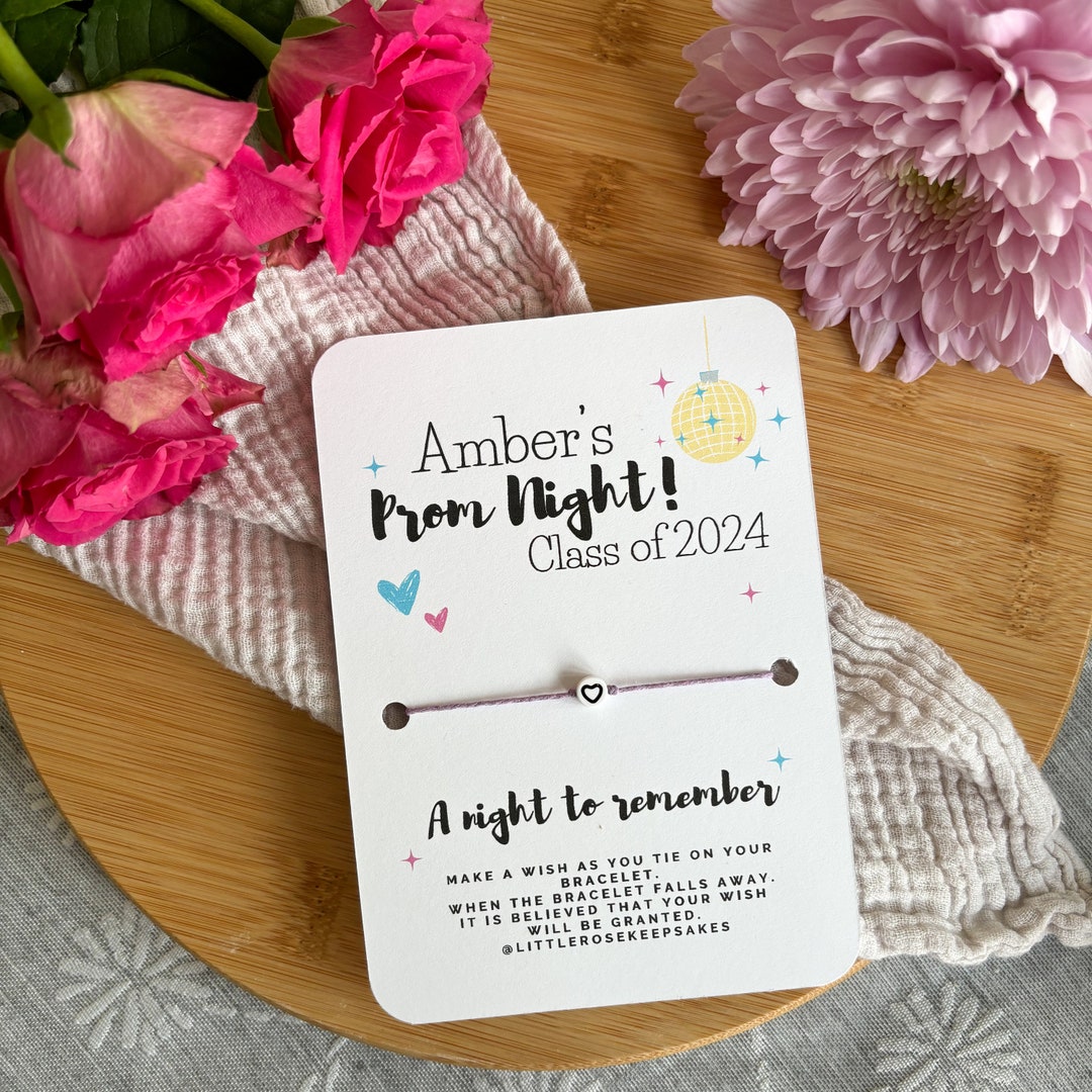 Prom Night, School Leavers, Class of 2024, Prom Gift, Prom Personalised ...