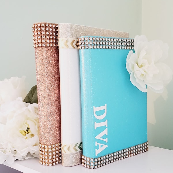 Bling Book Stack - Etsy