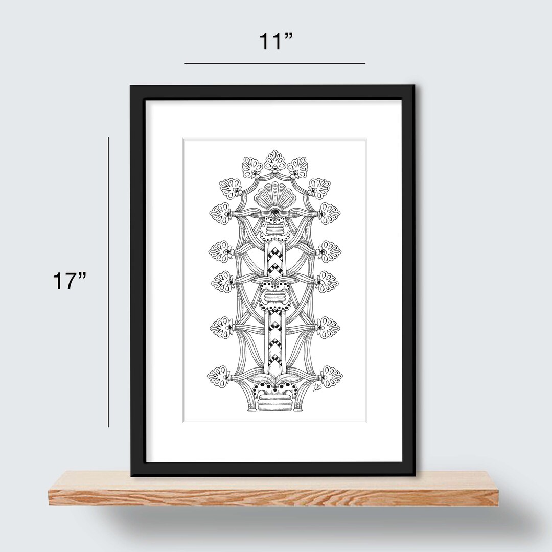 Sumerian Tree of Life Art Print - Etsy