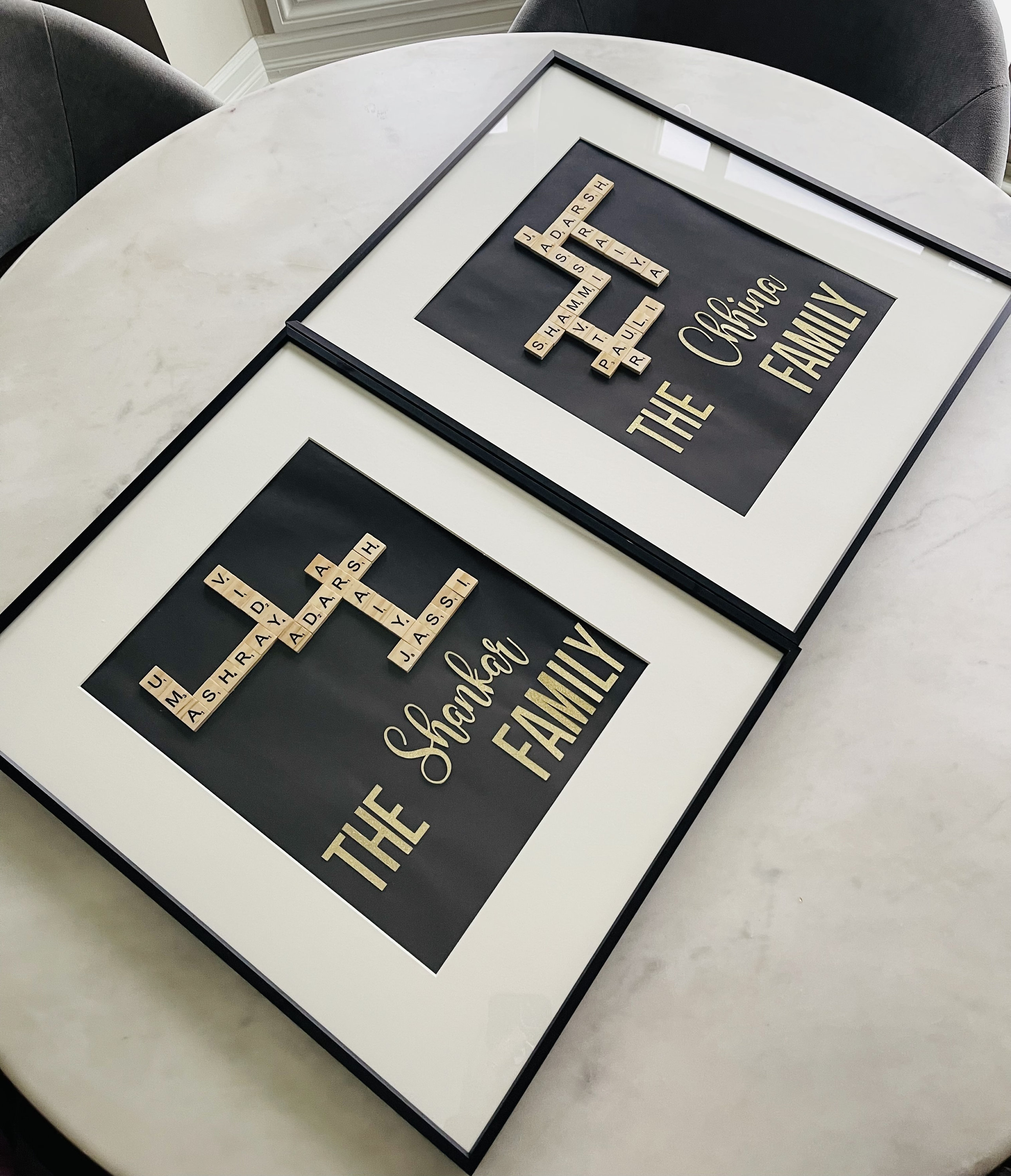 16x20 Family Scrabble Frame Family Frames Scrabble Frame - Etsy