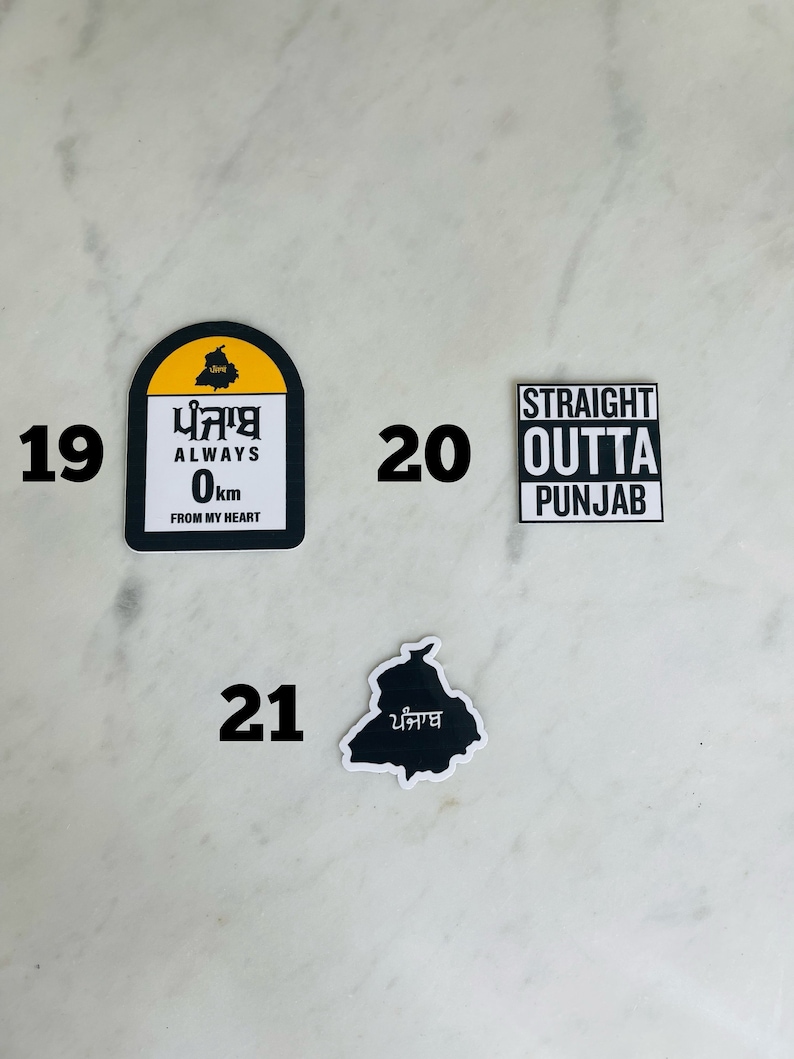 Punjabi/ Sikhi Sticker Pack- 10 in a Pack - Etsy