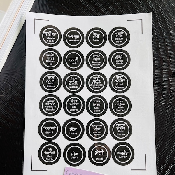 Spice Labels - Etsy