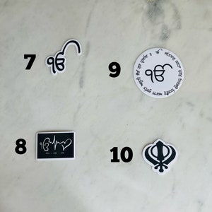 Punjabi/ Sikhi Sticker Pack- 10 in a Pack - Etsy