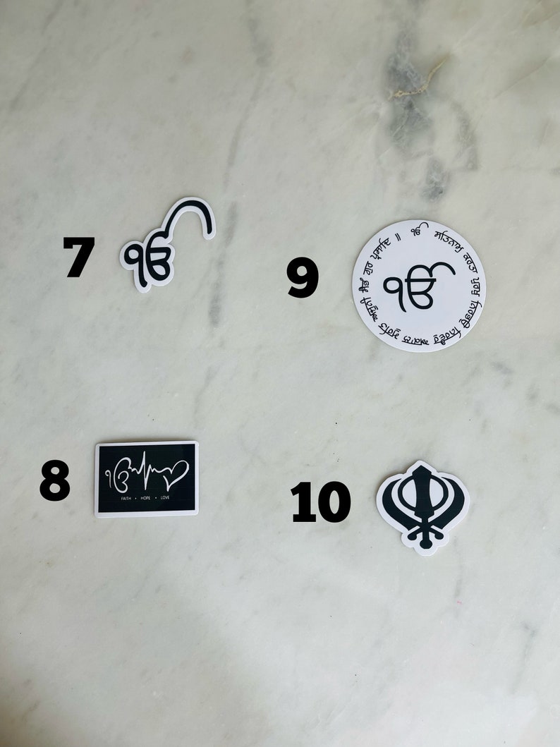 Punjabi/ Sikhi Sticker Pack 10 in a Pack - Etsy UK
