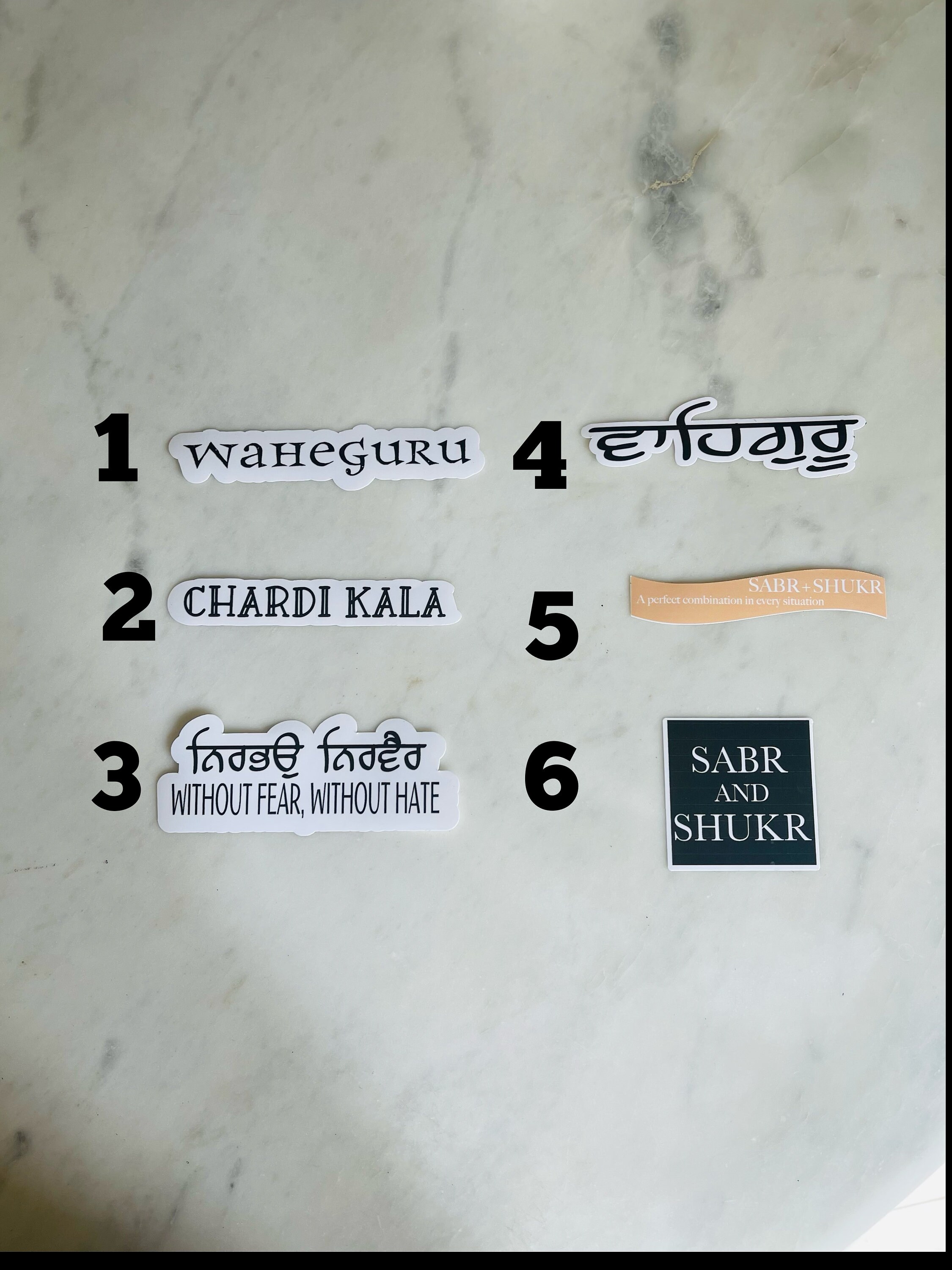 Punjabi/ Sikhi Sticker Pack 10 in a Pack - Etsy