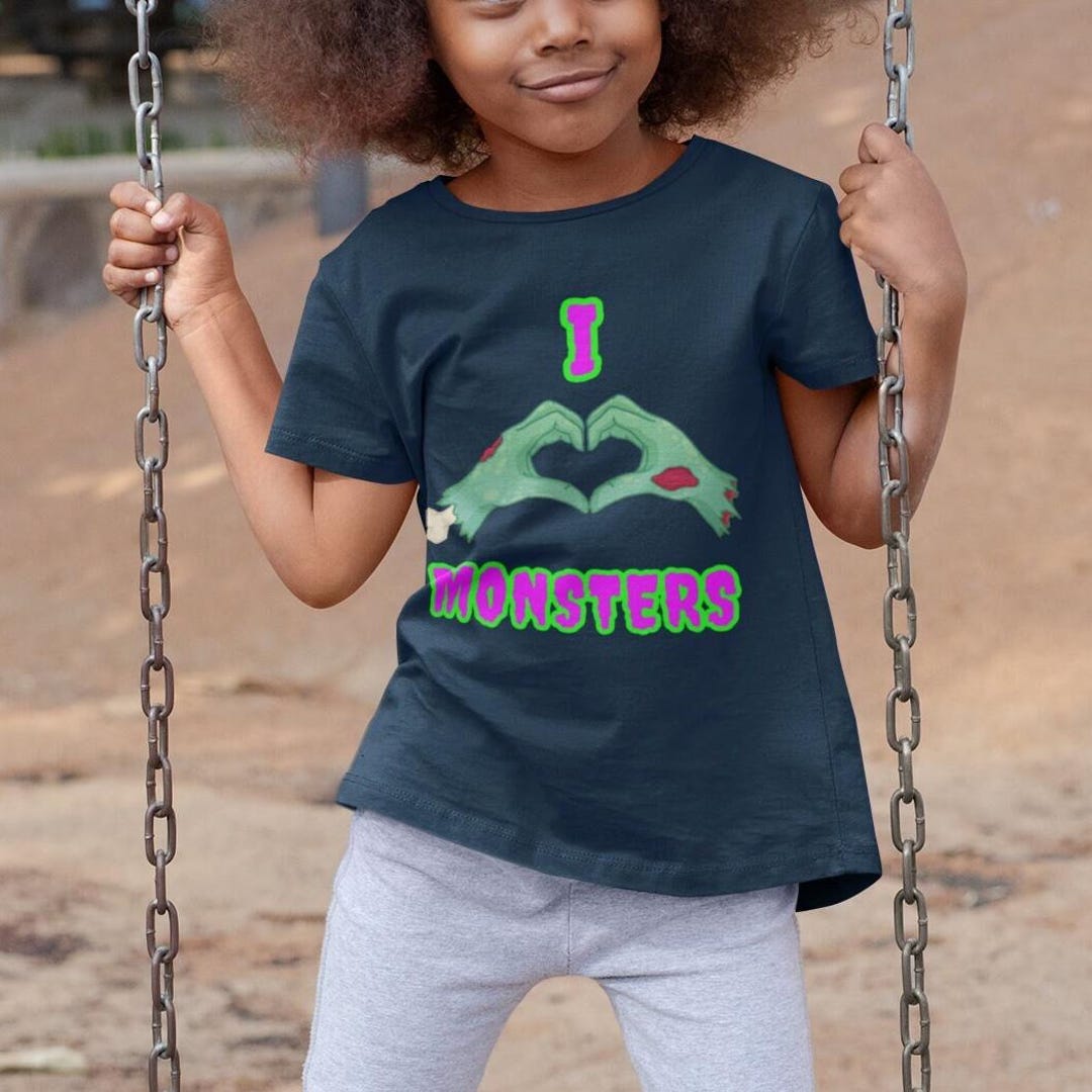 I Heart Monsters Shirt Frankenstein SHIRT Kids Monster Shirt Monster ...