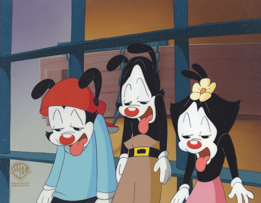 Animaniacs Original Production Cel: Yakko, Wakko, Dot - Etsy