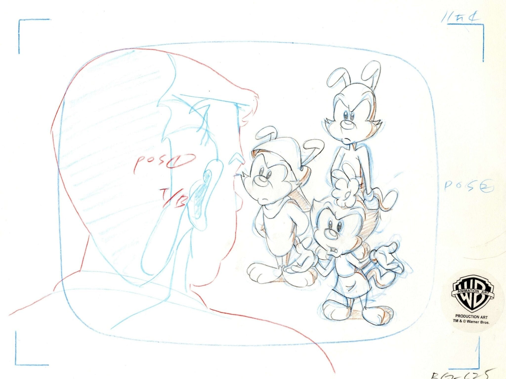 Animaniacs Original Production Drawing: Wakko Yakko Dot - Etsy