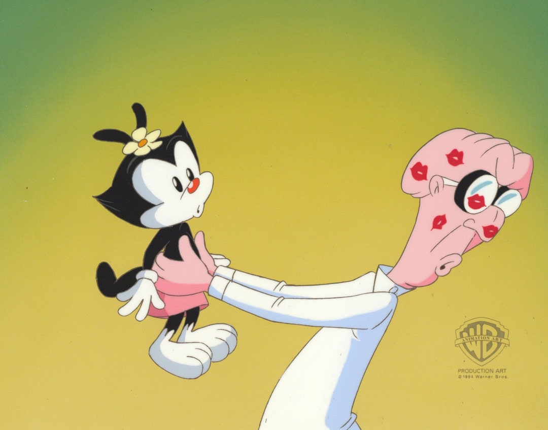Animaniacs Original Production Cel: Dot and Dr. Scratchansniff - Etsy