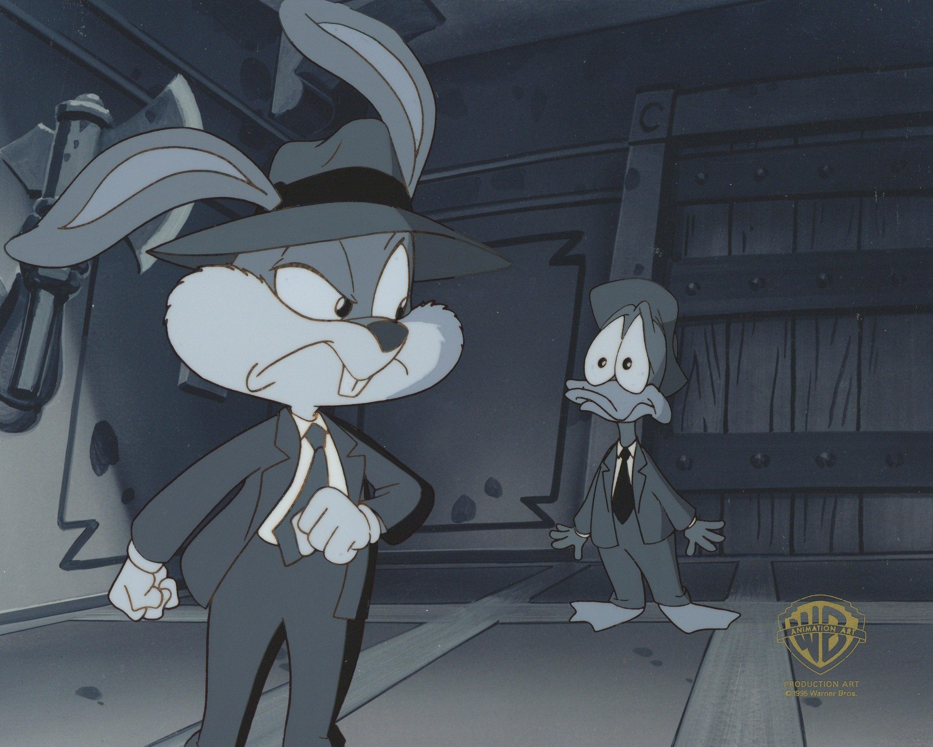 Tiny Toons Original Production Cel: Buster Bunny and Plucky - Etsy