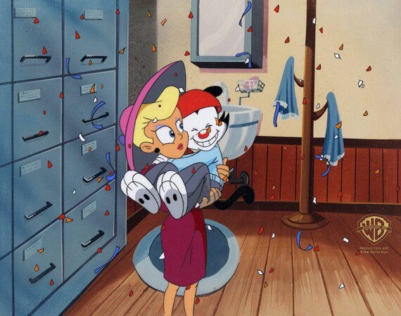 Animaniacs Original Production Cel: Nurse and Wakko - Etsy