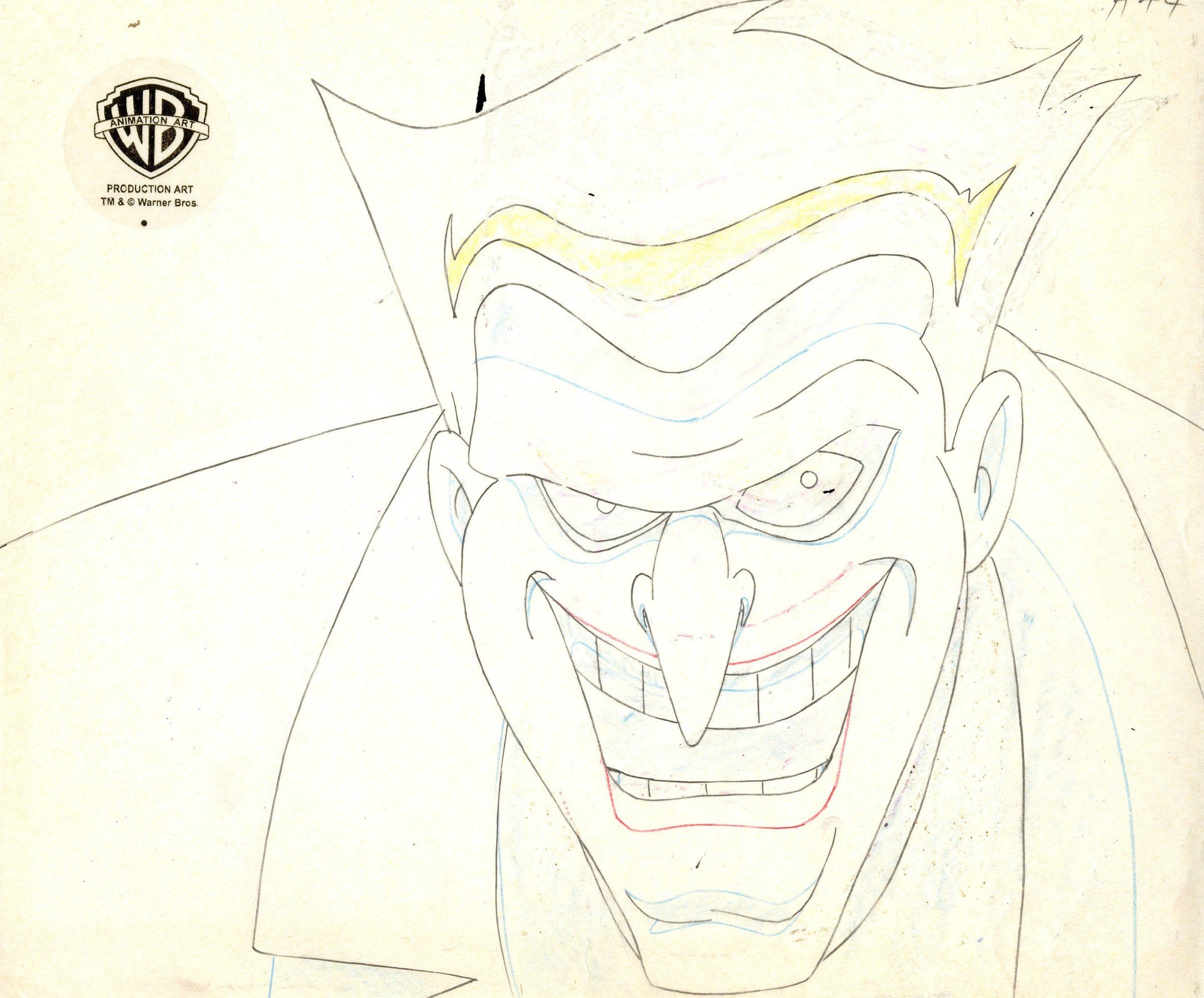 Animated Joker Drawing