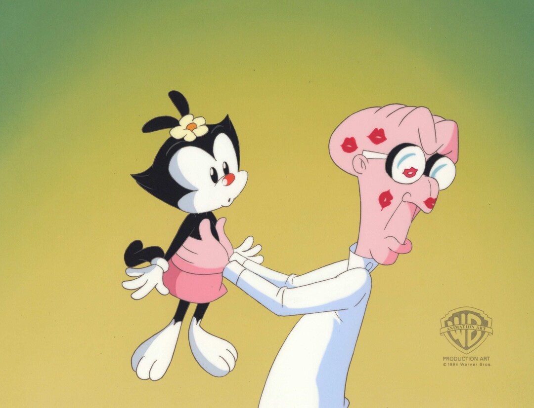 Animaniacs Original Production Cel: Dot and Dr. Scratchansniff - Etsy