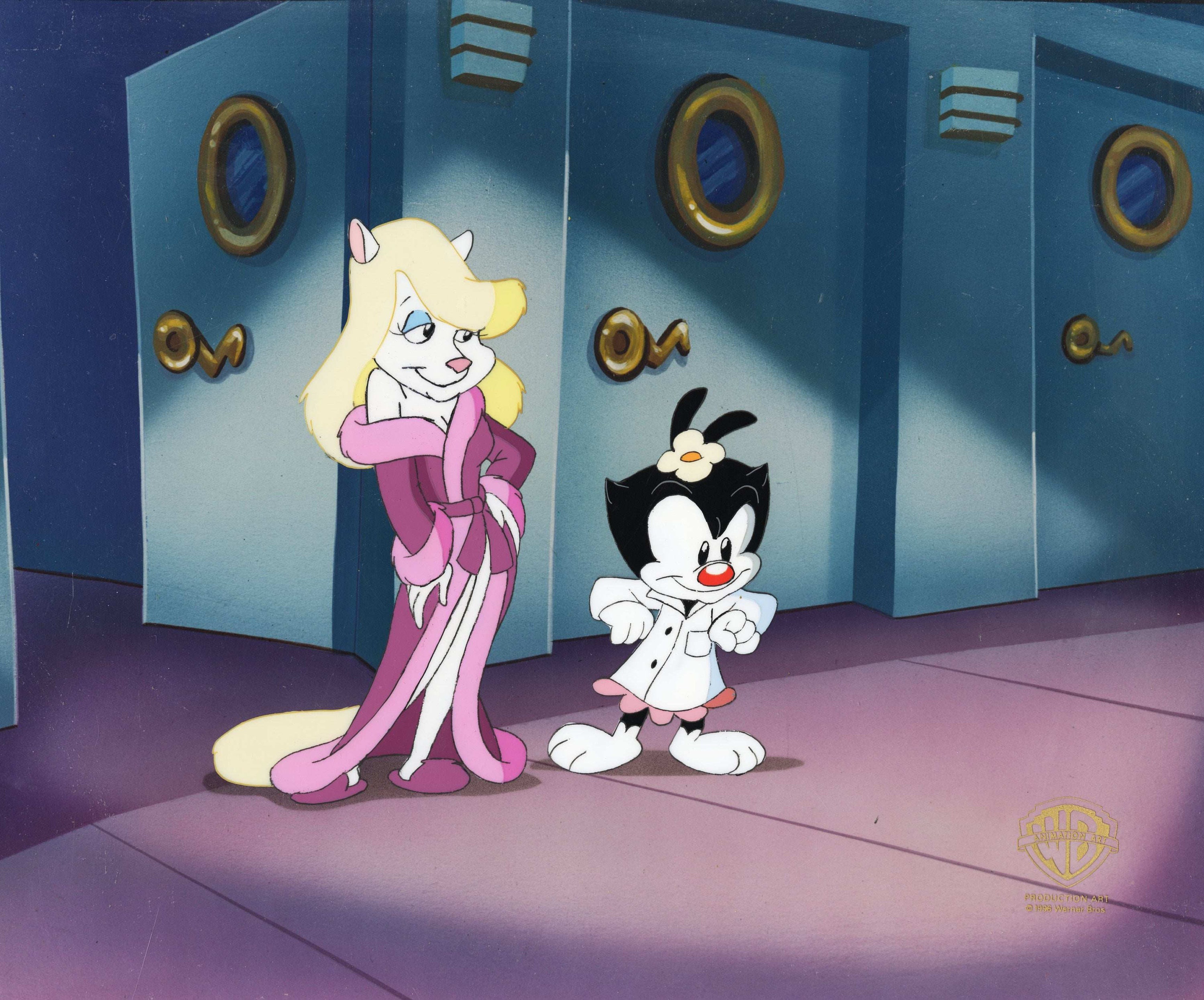 Animaniacs Original Production Cel: Minerva and Dot - Etsy