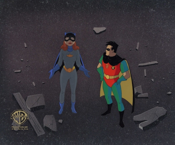 Batman Y Robin La Serie Animada Cel De Producción Original De La