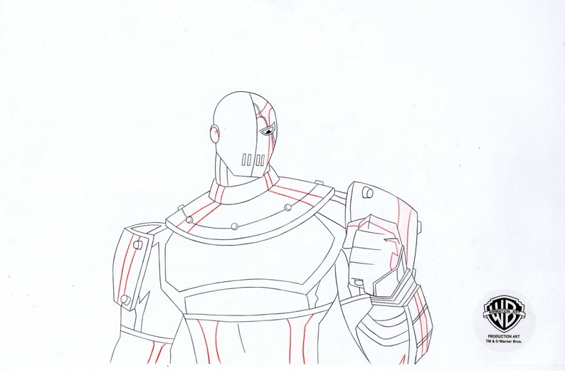 Teen Titans Original Production Drawing: Slade - Etsy