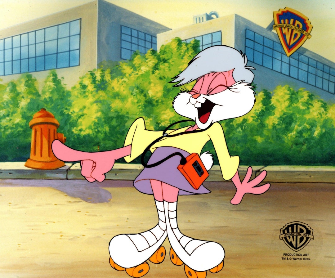 Tiny Toons Original Production Cel With Matching Drawing: Babs Bunny - Etsy