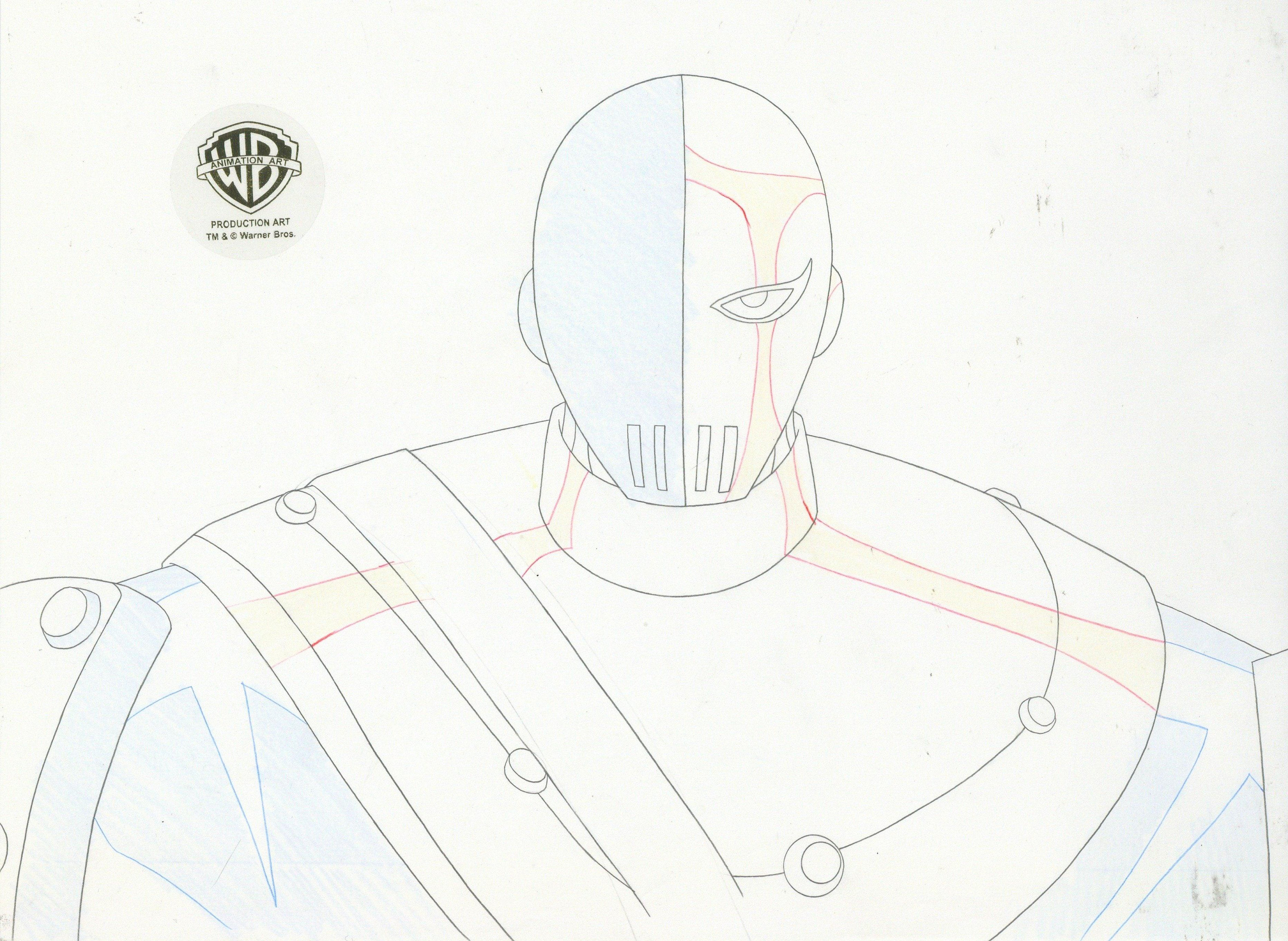 Teen Titans Original Production Drawing: Slade - Etsy